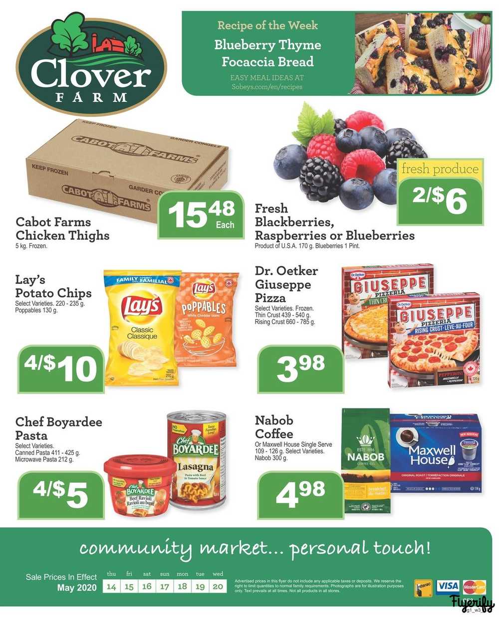 Clover Farm Flyer May 14 to 20 Canada