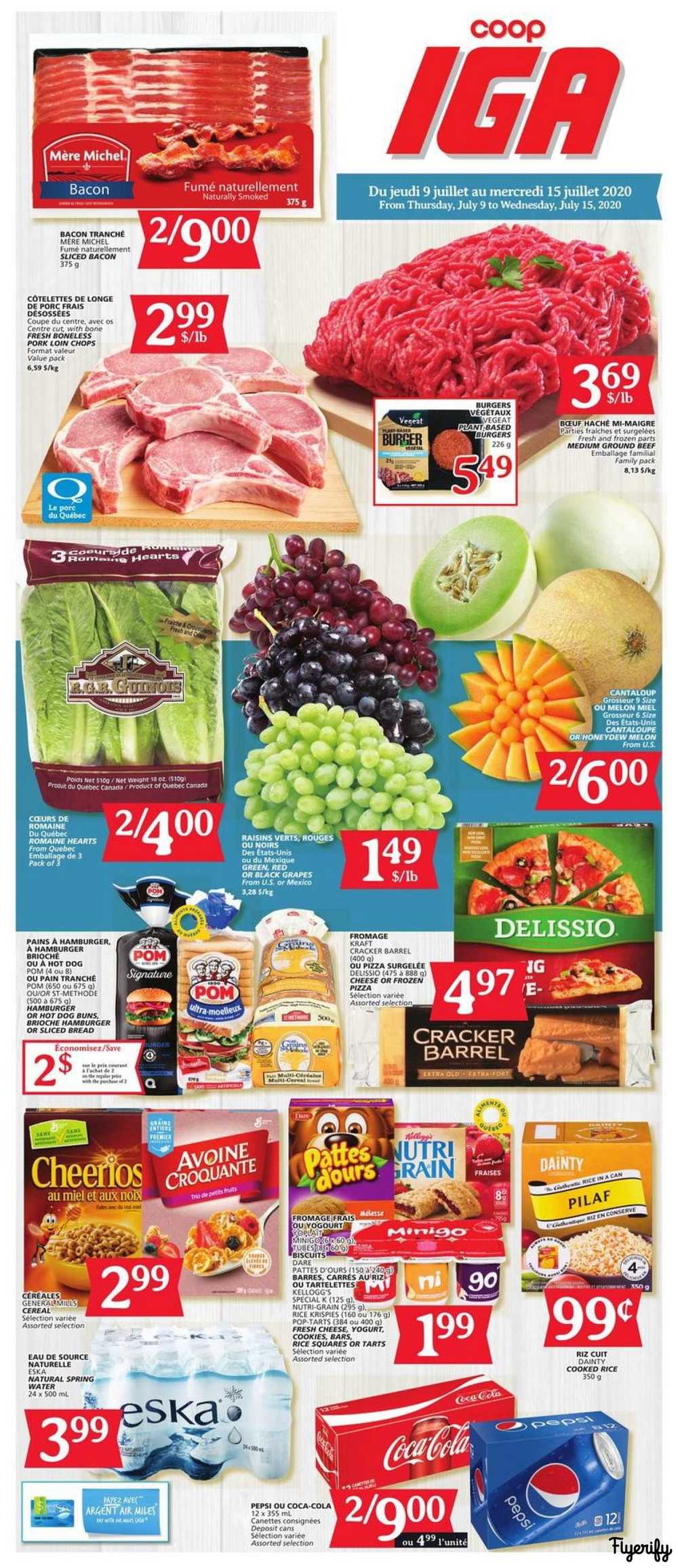 Coop IGA Flyer July 9 to 15 Canada