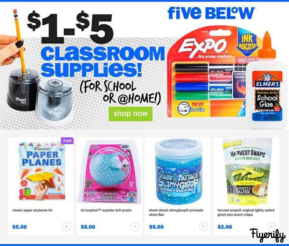 Five Below Flyers