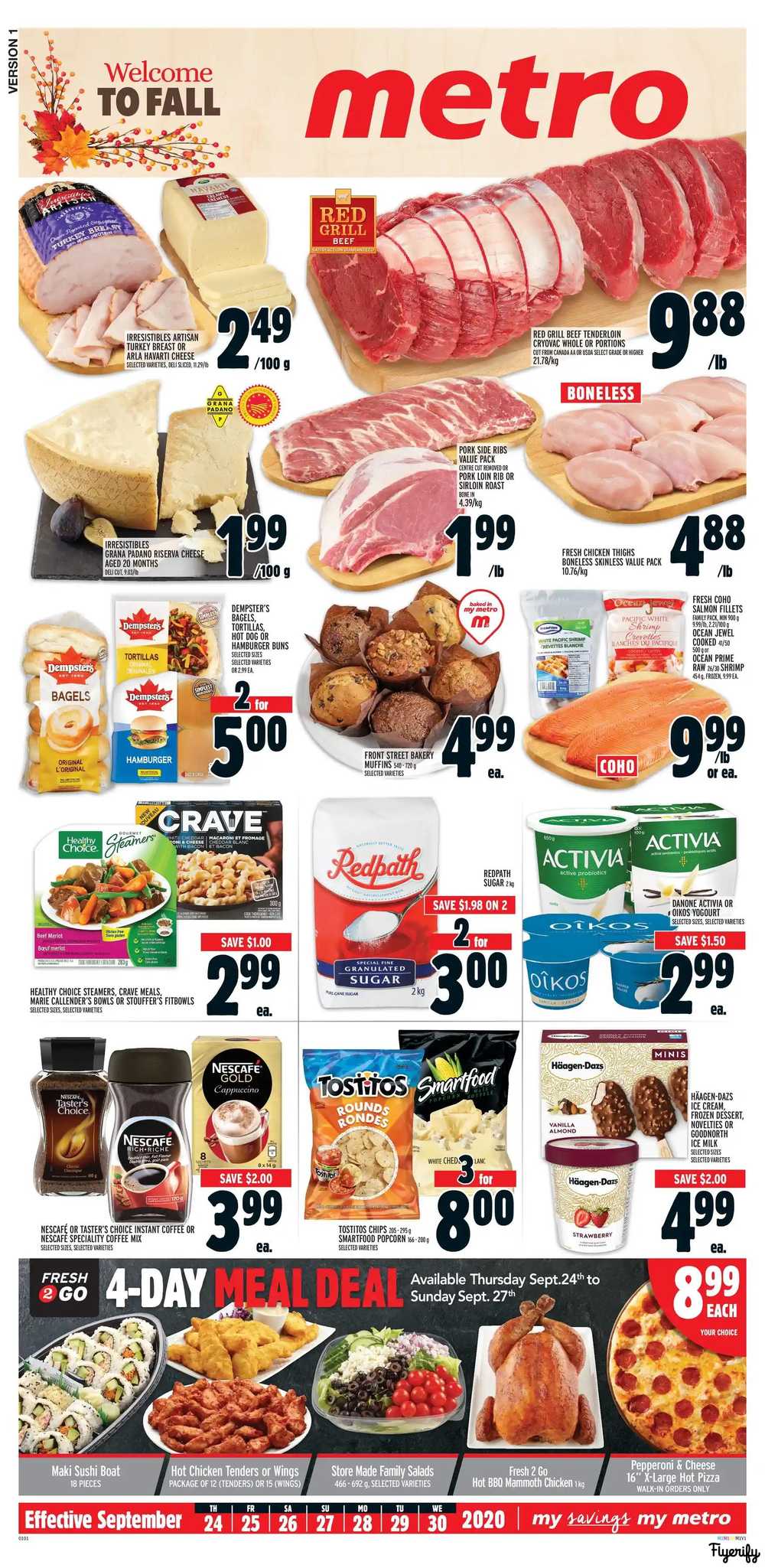 Metro (ON) Flyer September 24 to 30 Canada