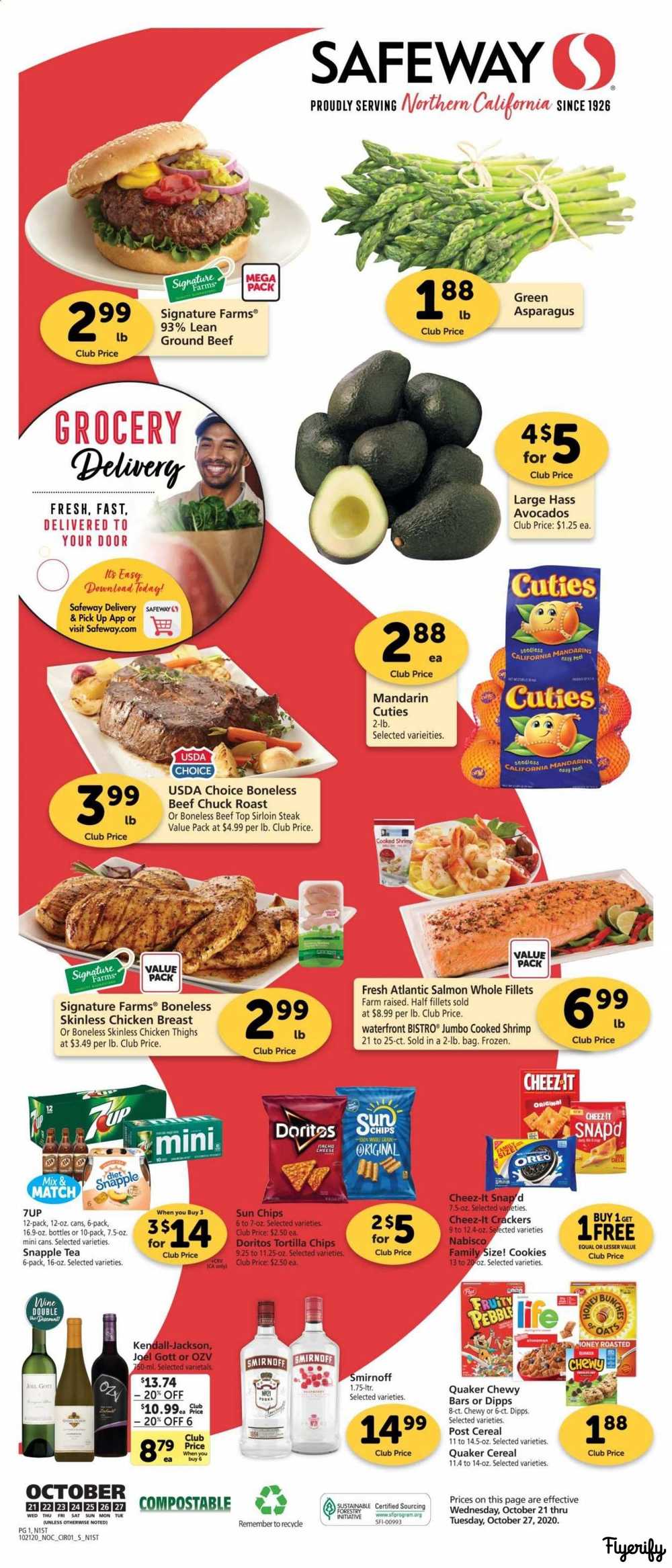 Safeway Weekly Ad & Flyer October 21 to 27 Canada