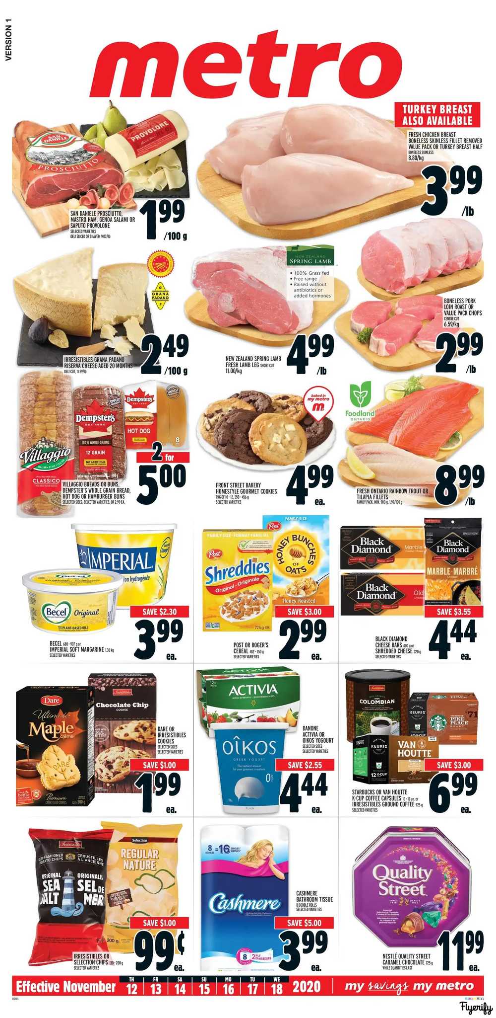 Metro (ON) Flyer November 12 to 18 Canada