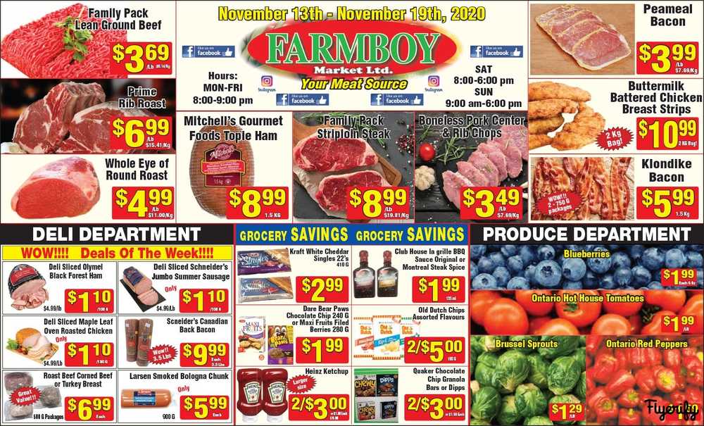 Farmboy Peterborough Flyer November 13 to 19 Canada