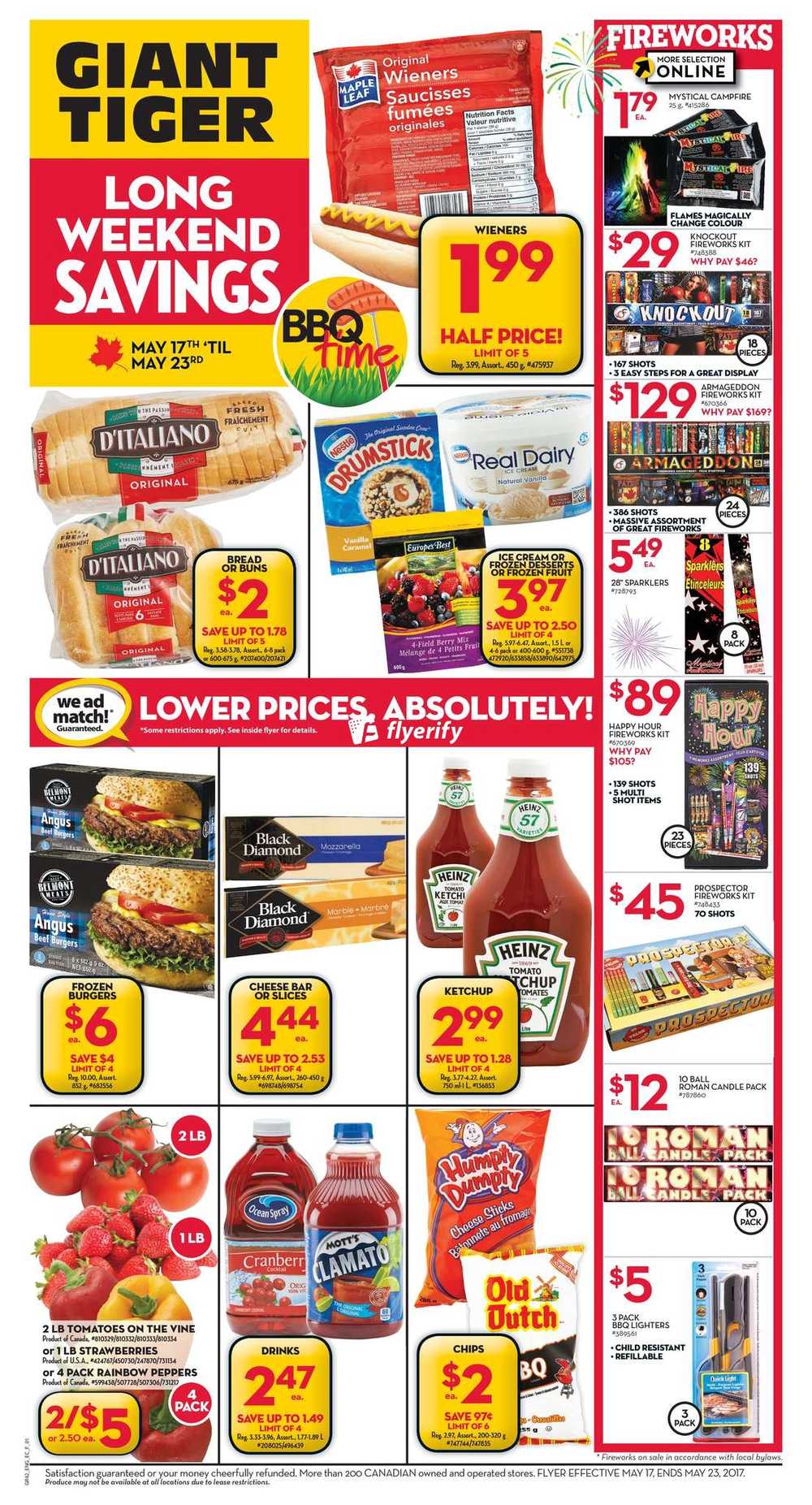 Giant Tiger (Atlantic) Flyer May 17 to 23 Canada