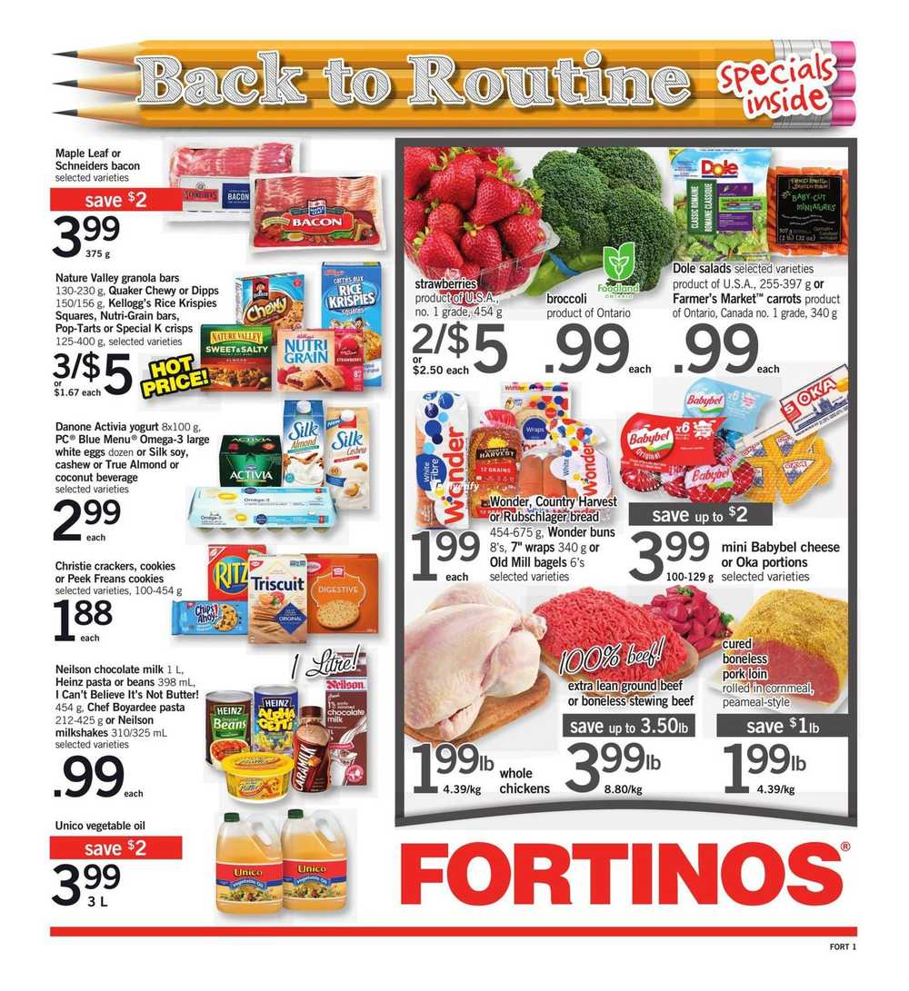 Fortinos Flyer September 7 to 13 Canada