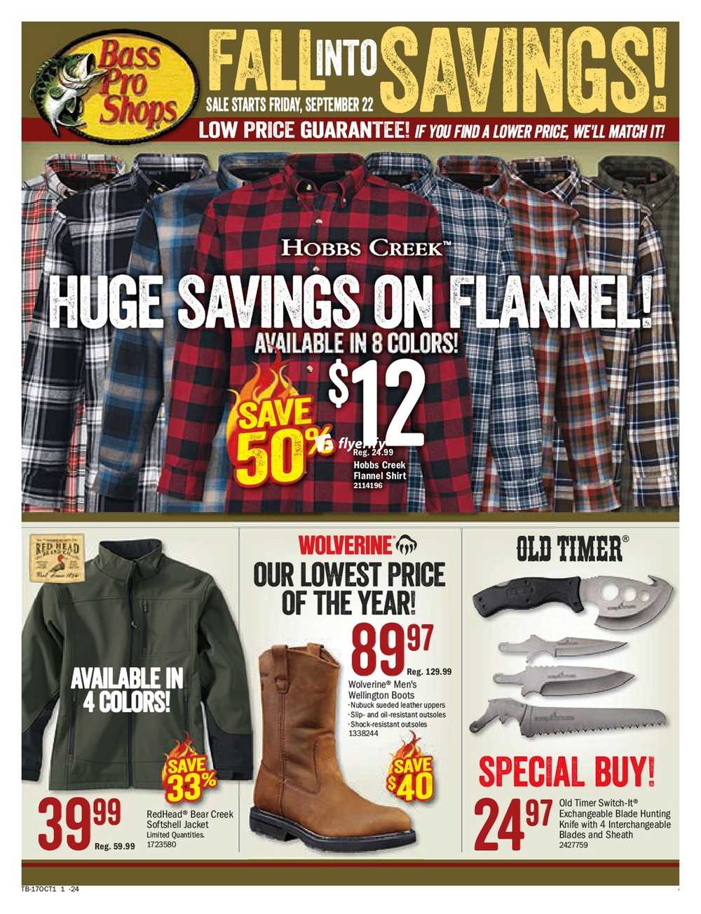 Bass Pro Shops Flyer September 22 To October 8 Canada
