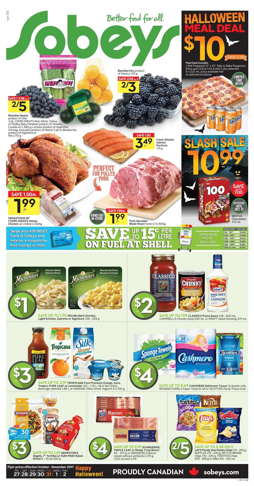 Sobeys (ON) Flyer October 27 to November 2 Canada