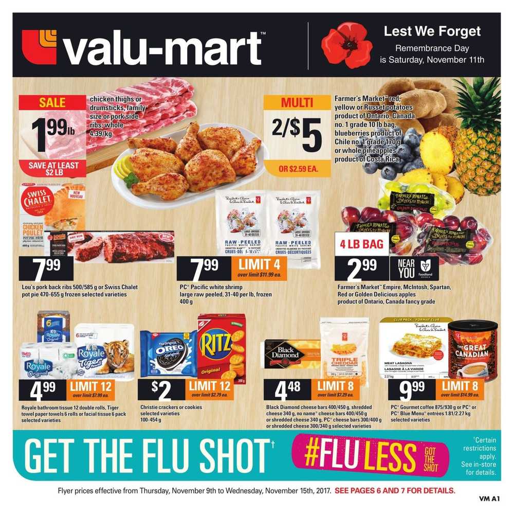 Valu-mart Flyer November 9 to 15 Canada