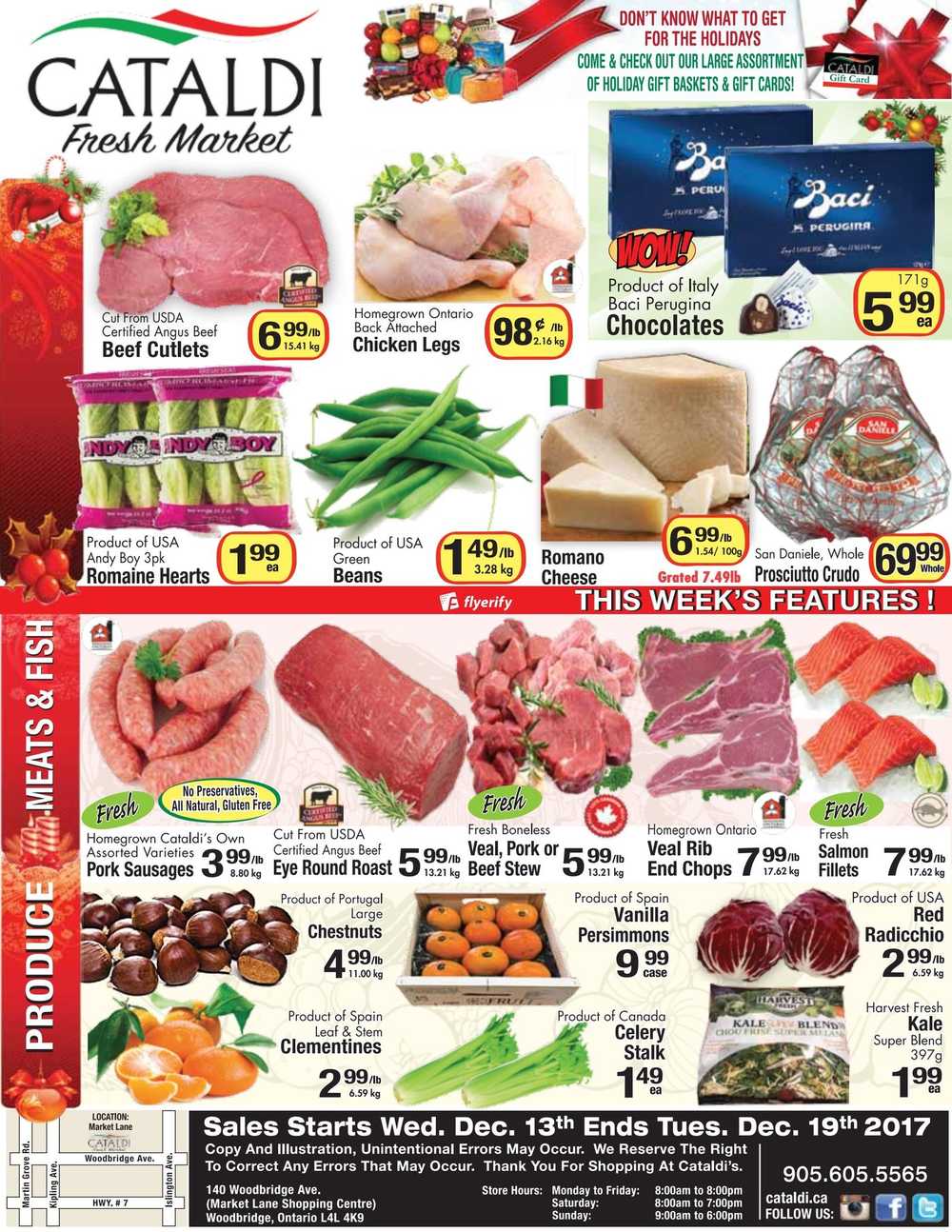 Cataldi Fresh Market Flyer December 13 to 19 Canada