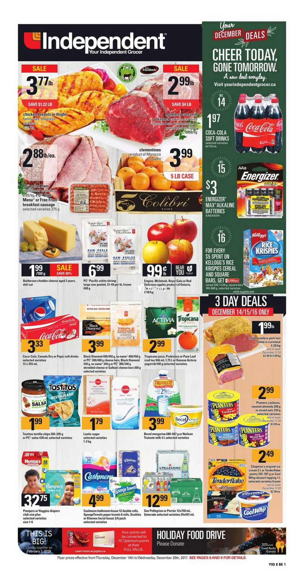 Independent Grocer (ON) Flyer December 14 to 20 Canada