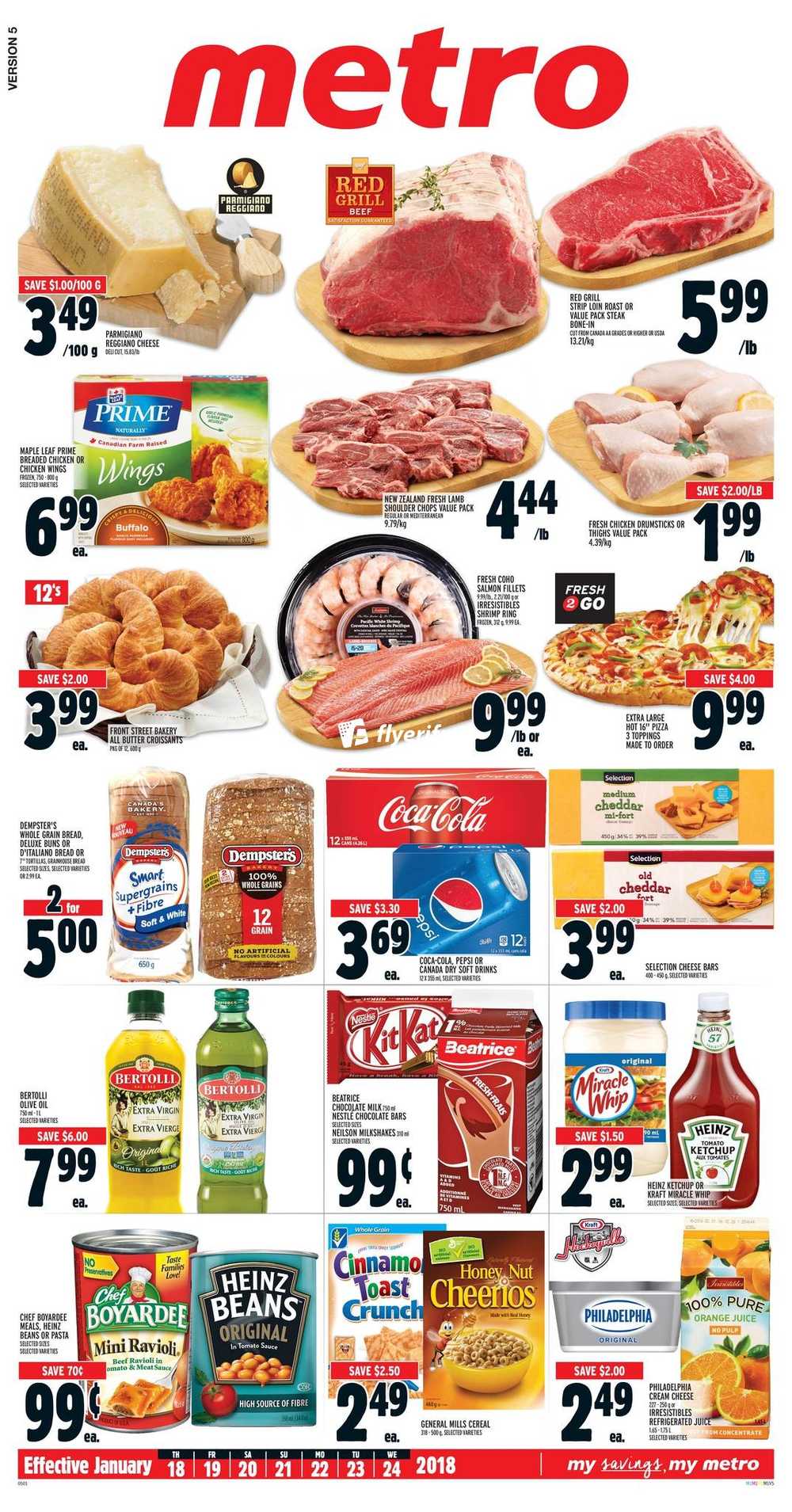 Metro (ON) Flyer January 18 to 24 Canada