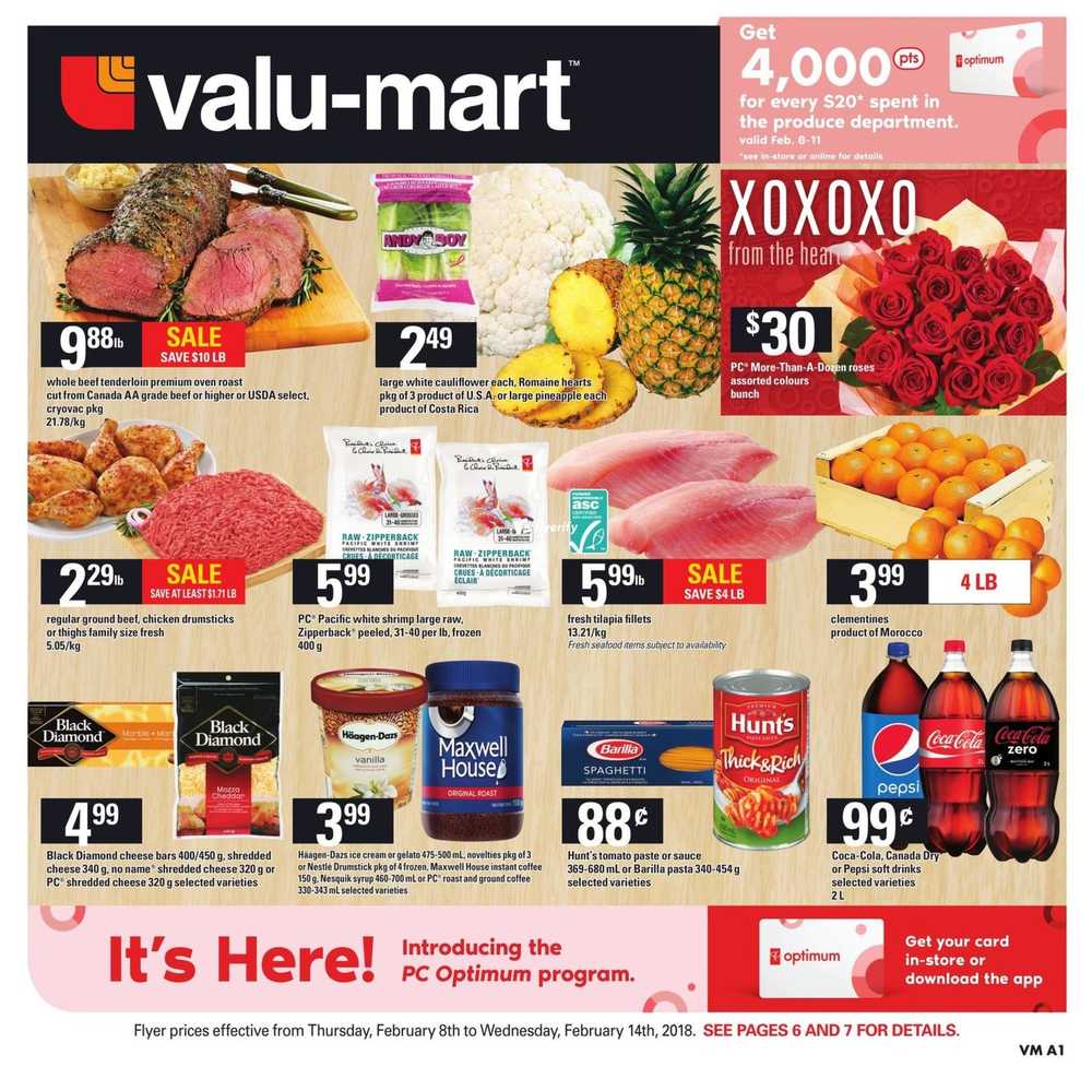 Valu-mart Flyer February 8 to 14 Canada
