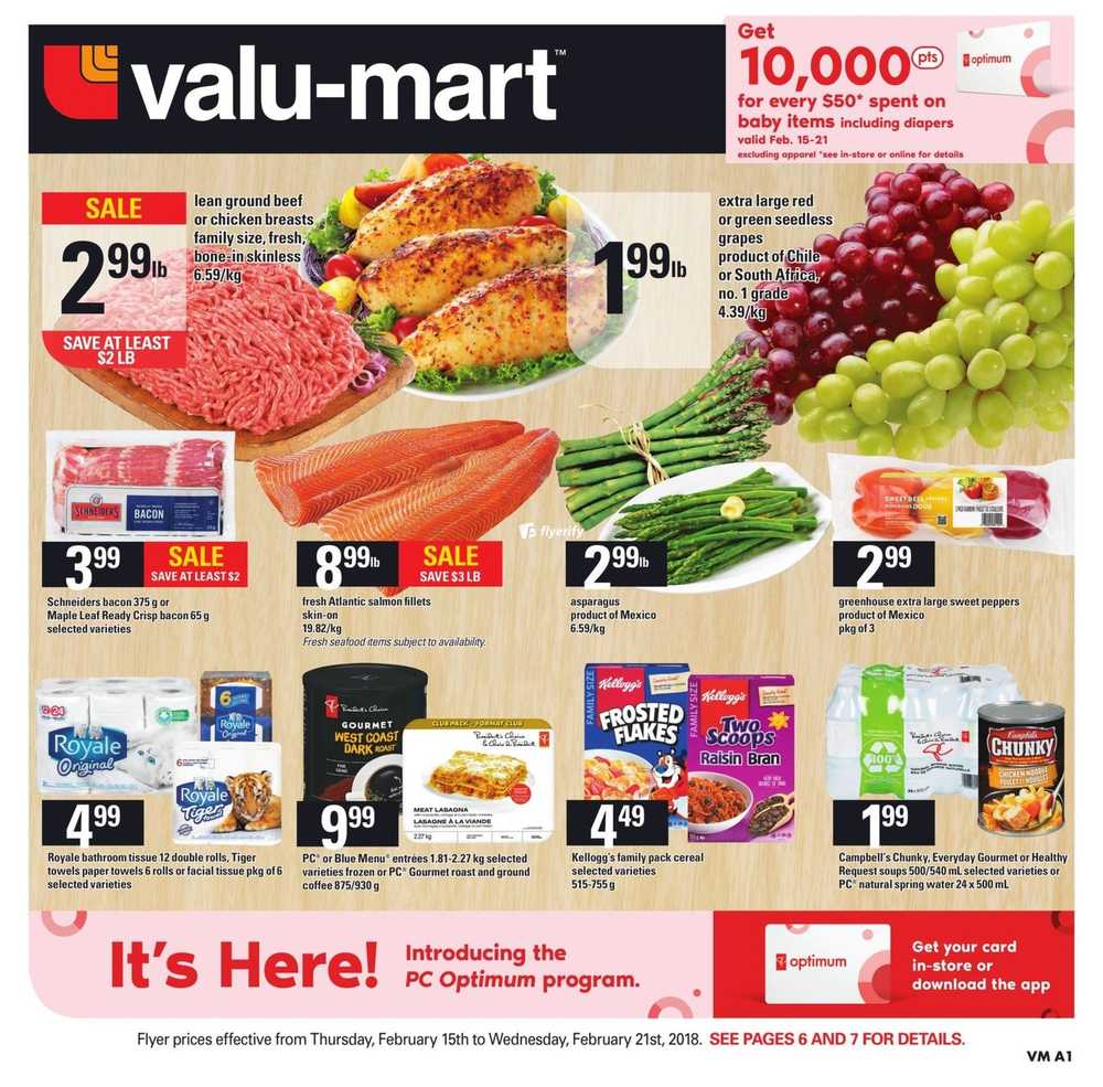 Valu-mart Flyer February 15 to 21 Canada