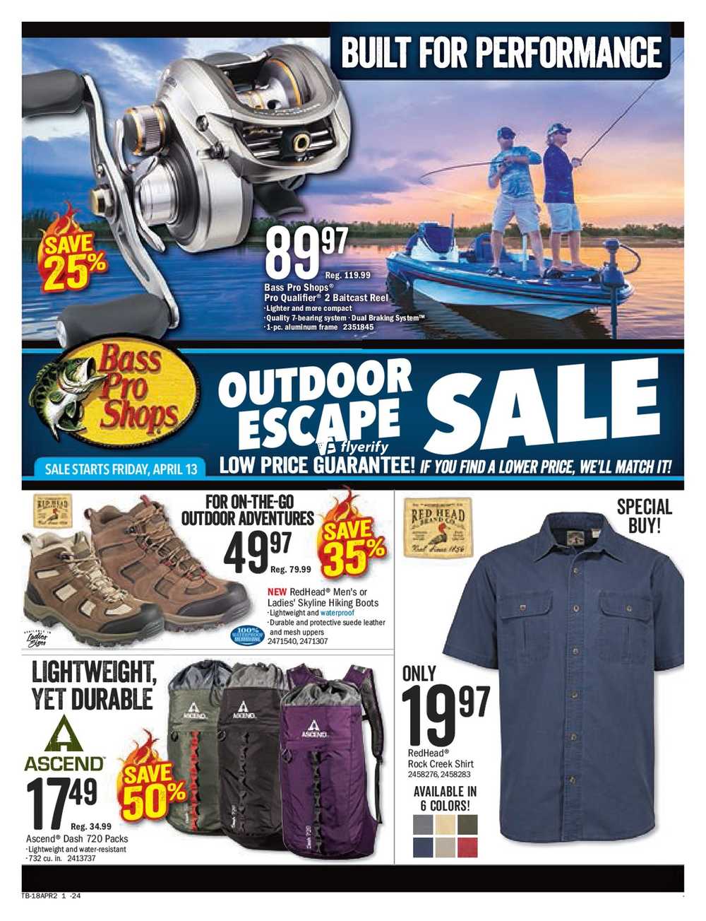Bass Pro Shops Flyer April 13 to 29 Canada